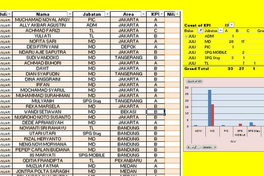 Penginputan Data Excel