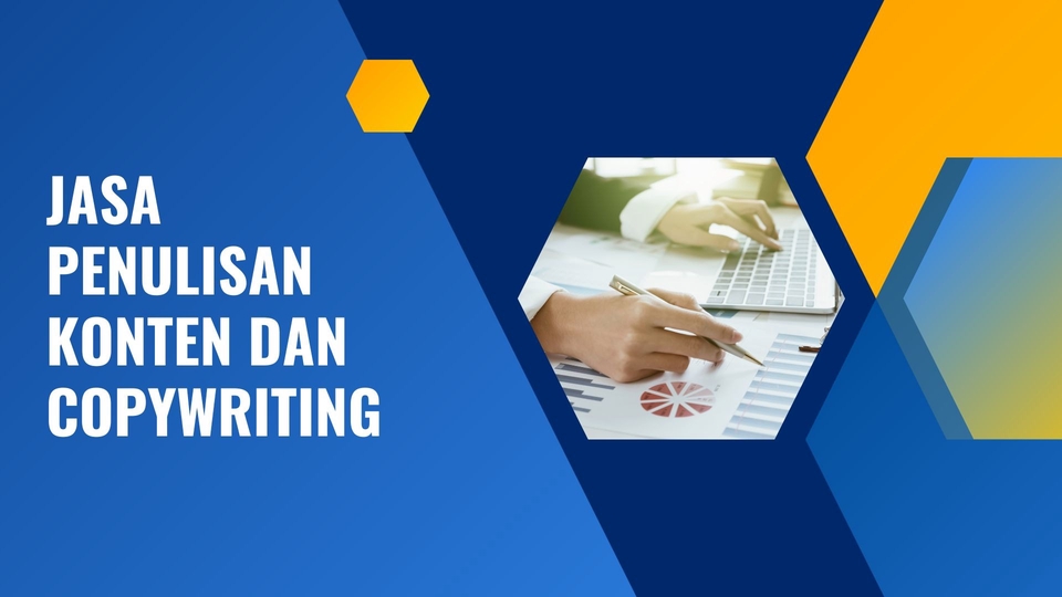 Jasa penulisan konten dan copywriting untuk sosial media dan karya fiksi atau non fiksi.