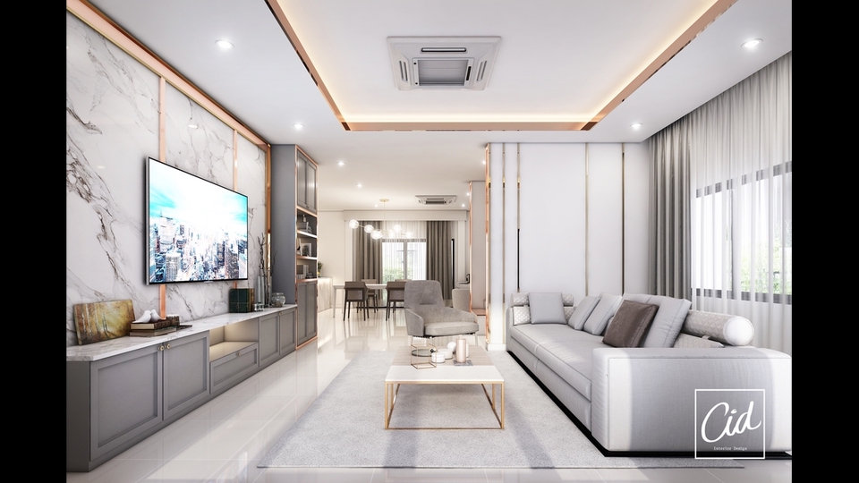 3D Perspective Interior/Exterior/Modeling/Rendering