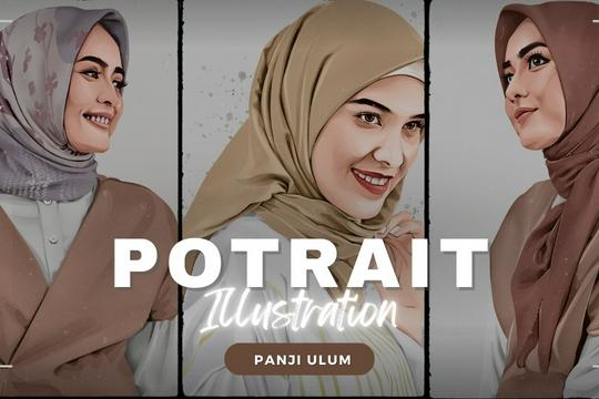 Realistic Potrait Illustration