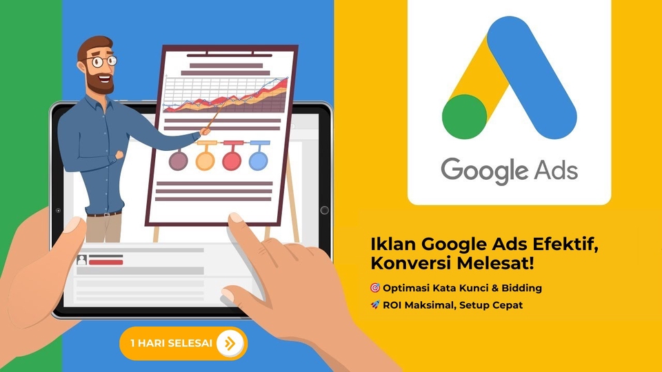 Jasa Google Ads Profesional | Optimasi Iklan, Riset Kata Kunci, dan Konversi Maksimal