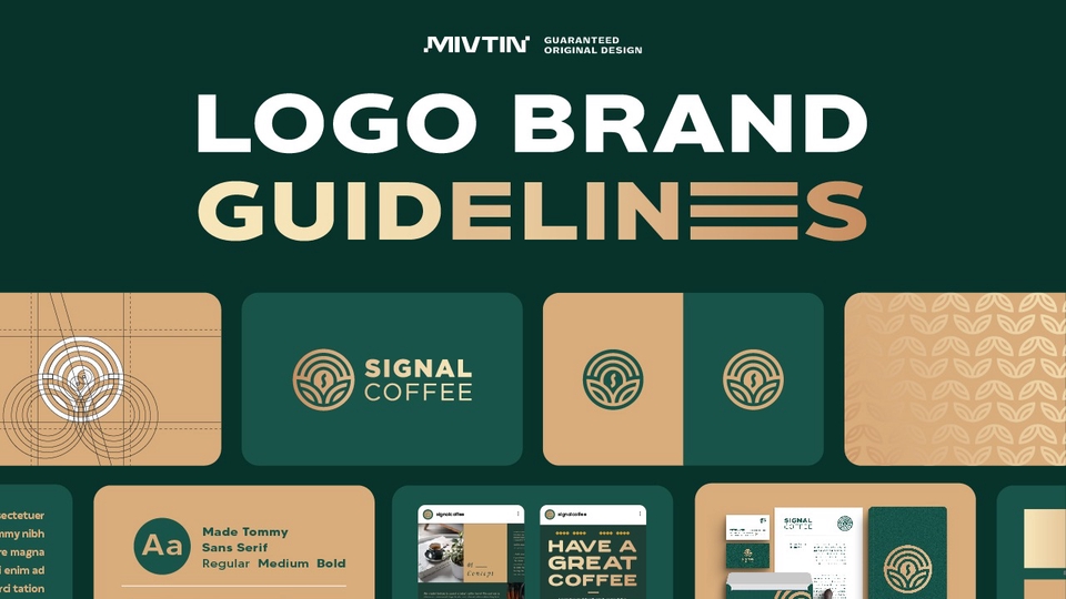 Professional Logo Brand Guidelines - Modern, Vintage, Mascot