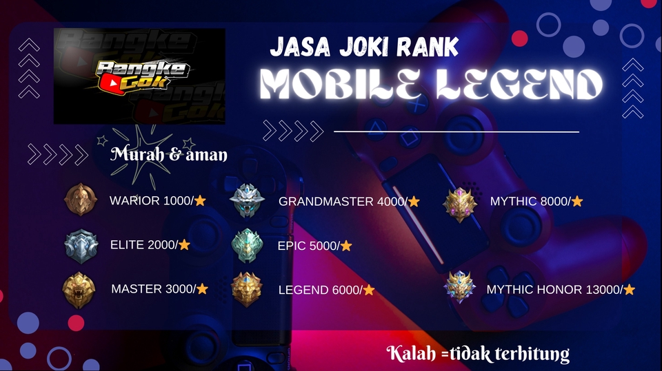 Jasa Teman Mabar dan Joki Rank