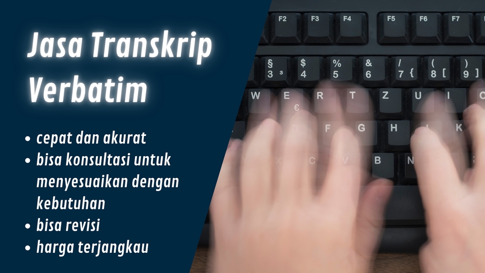 Transkrip Verbatim Audio dan Video to Text (Cepat, Terjangkau, dan Akurat)