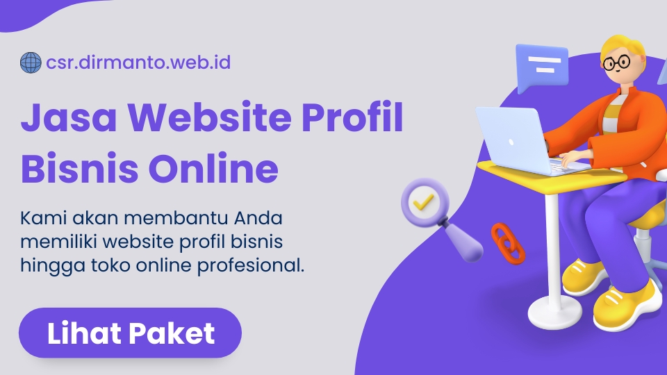Jasa Website Profil Bisnis plus Toko Online