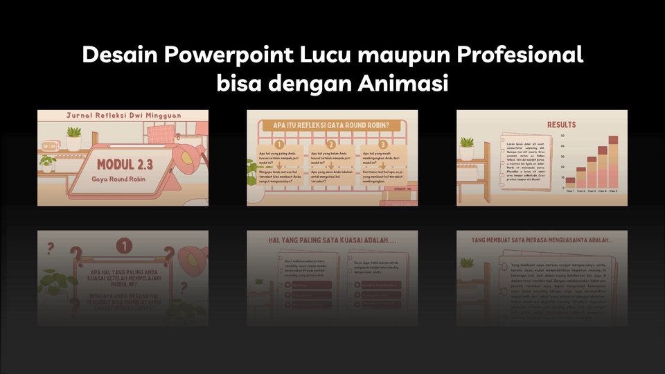Desain Powerpoint Lucu maupun Profesional dengan Animasi