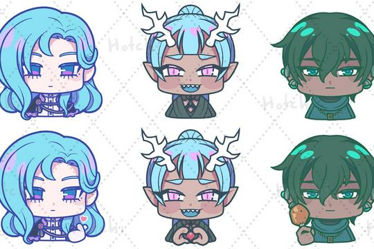 Chibi with hand