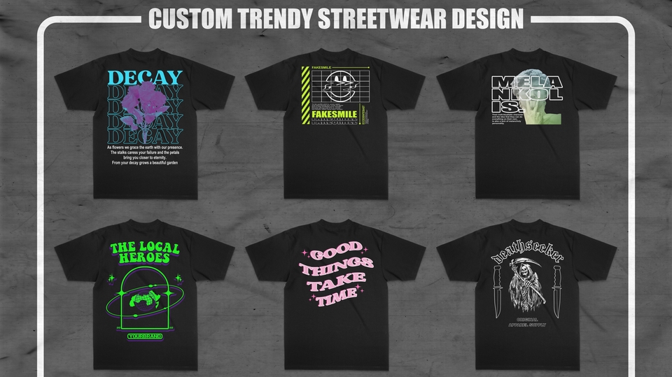 DESAIN KAOS STREETWEAR UNTUK BRAND CLOTHING