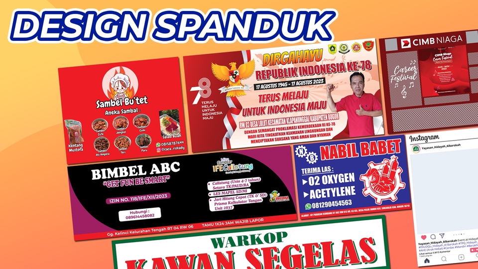Design Spanduk / Banner