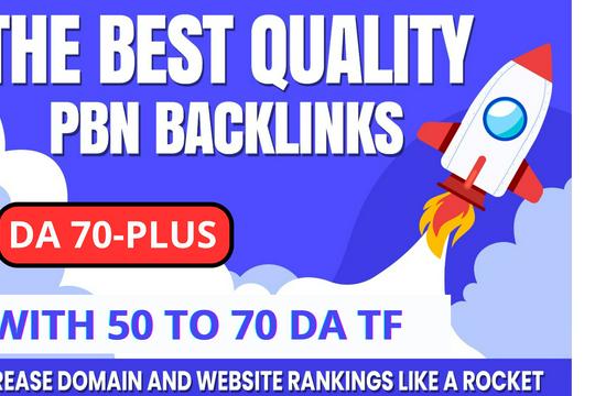 5 Home Page Posts DA 70 Plus PBN Links
