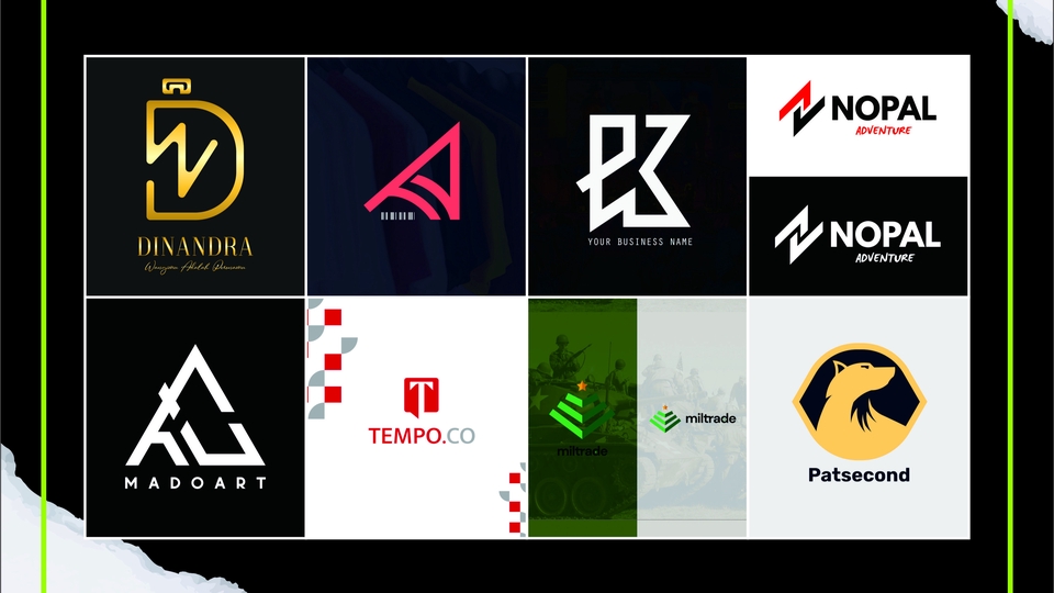 Desain Logo Simpel, Minimalis, Modern untuk Persuhaan