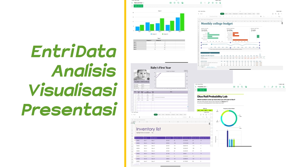Entri Data (Data Entry) pada Excel / Word / Spreadsheet