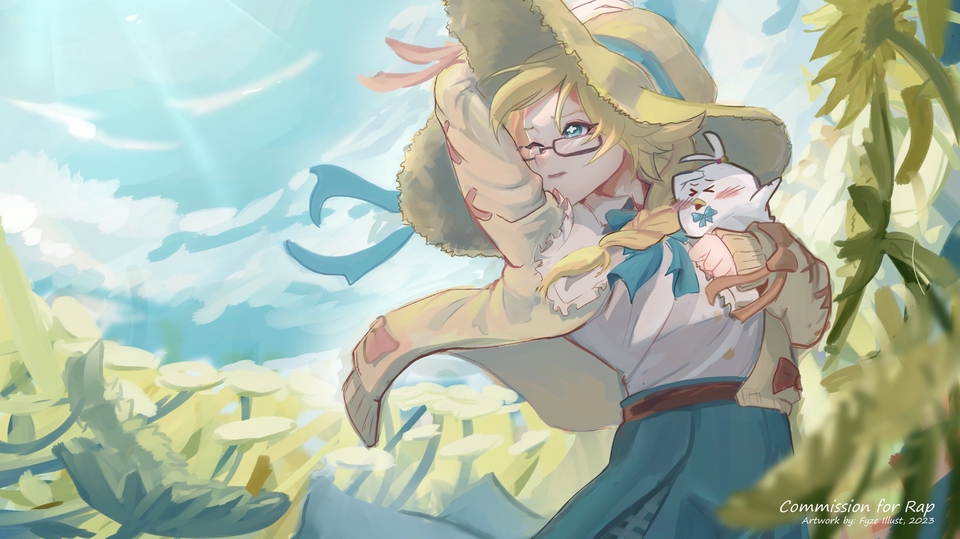 Ilustrasi 2D Karakter untuk Game, Vtuber, dan Novel