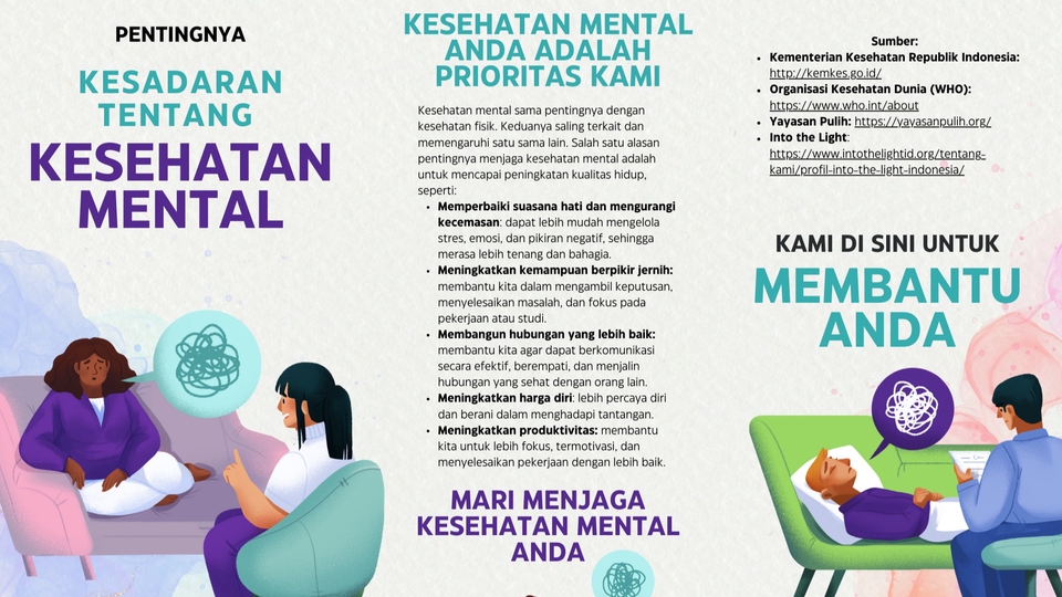Jasa Pembuatan Leaflet Kesehatan (Kedokteran, Kedokteran Gigi, Gizi, Keperawatan, Farmasi)