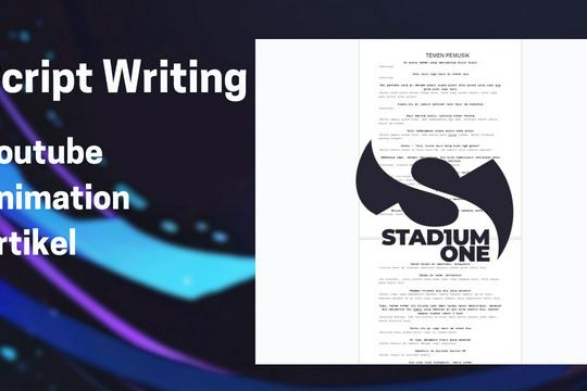Script Writing (Youtube, IG Reels)