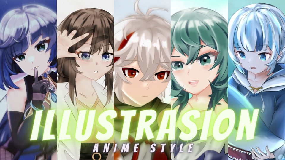 Membuat Gambar Anime Style