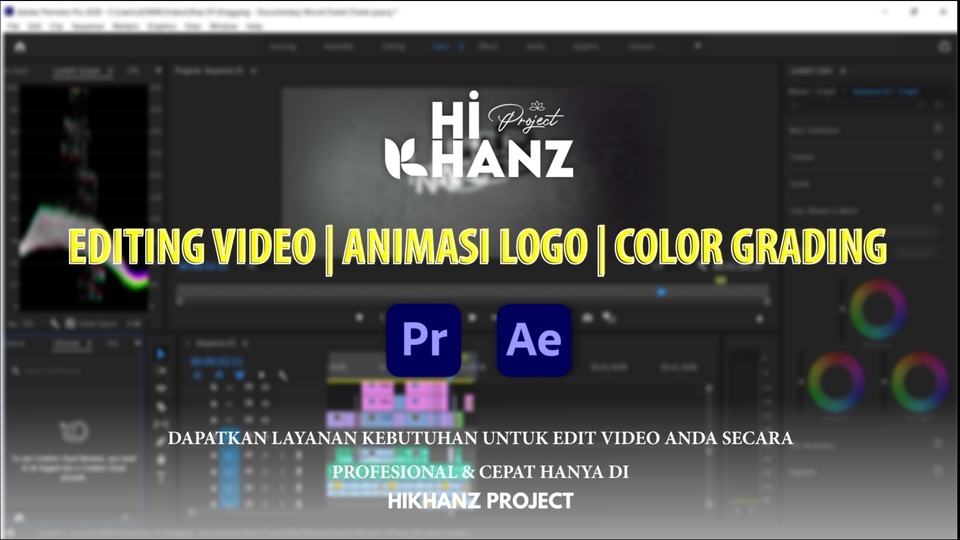 EDITING VIDEO & ANIMASI LOGO HASIL PROFESIONAL