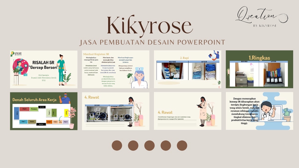 Membuat desain presentasi powerpoint