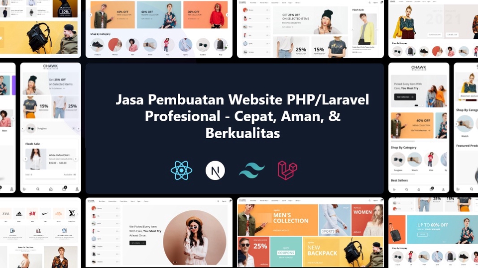 Jasa Pembuatan Website PHP/Laravel - Cepat, Aman, & Berkualitas