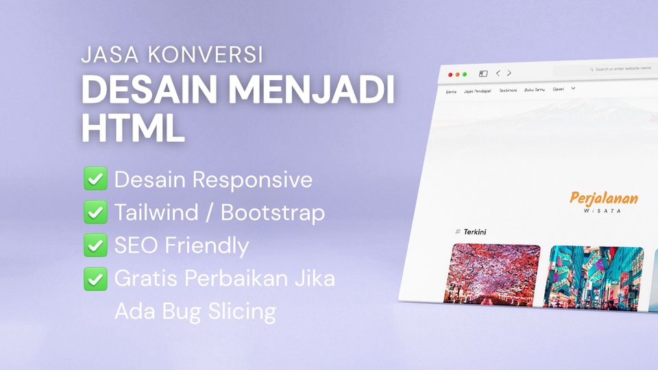 Konversi Desain Jadi HTML