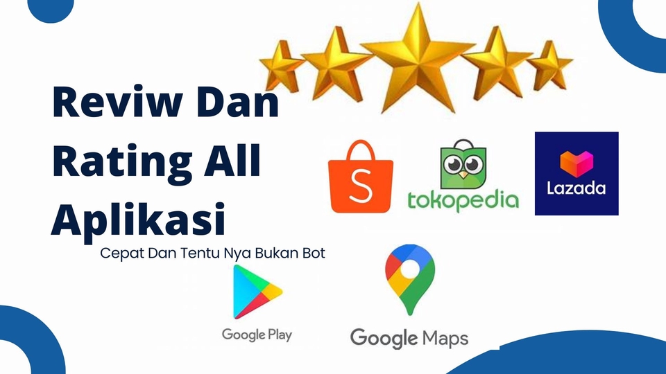 Jasa Review all OLSHOP(shoope, tokopedia DLL) Dan Aplikasi Google play