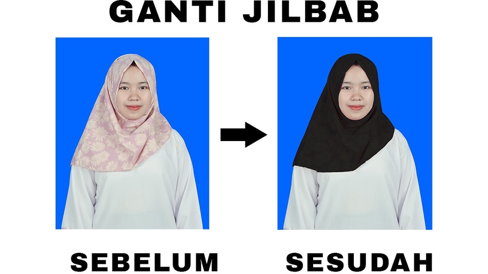 Edit pas foto (ubah latar belakarng, ganti baju/jas/kemeja) harga mulai ...