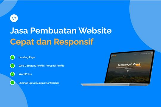Website Profil Perusahaan, Landing Page, WordPress | Responsive and ...