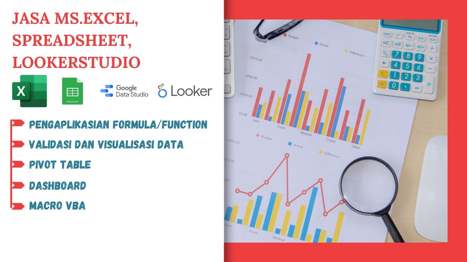 Jasa Input Data & Pengolahan Data Microsoft Excel, Spreadsheet, Looker ...