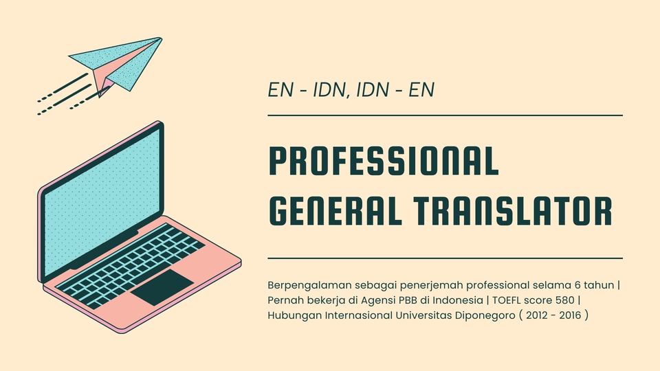 General Translation English - Bahasa Indonesia, Indonesia - English