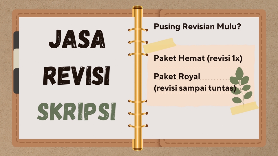 Jasa Revisi Skripsi
