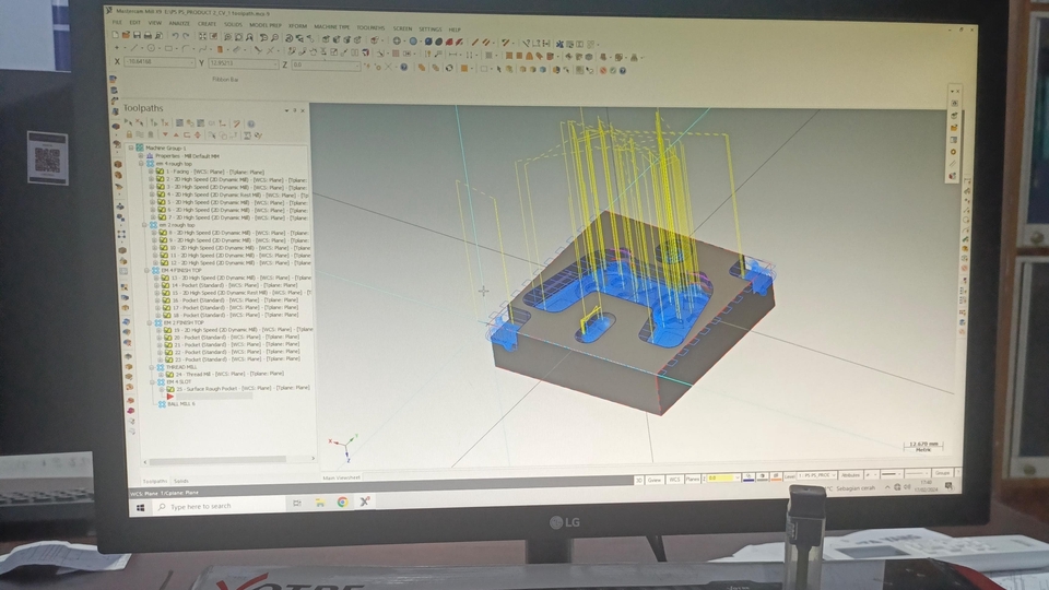 Jasa Gambar Teknik 2D & 3D, Software Inventor, MasterCam, PowerMill