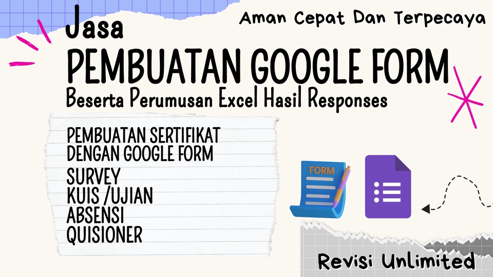 Jasa Pembuatan Google Form dan Pembuatan Sertifikat Otomatis dengan Google Form