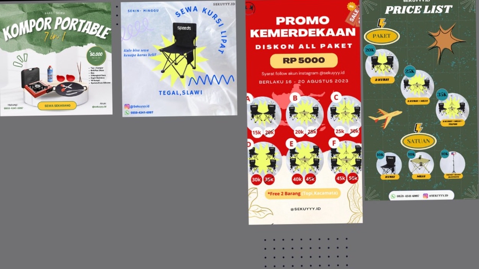 Jasa Pembuatan Poster Produk maupun Poster Social Media