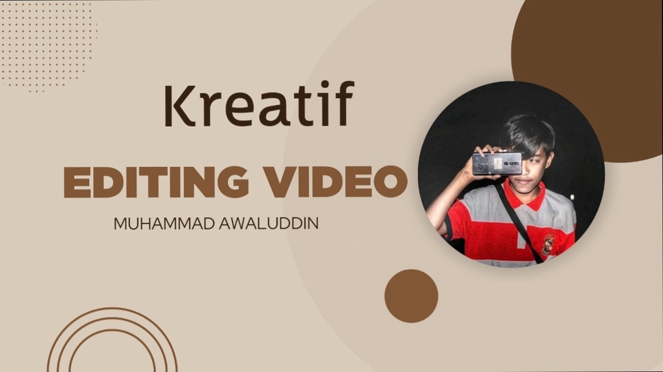 Editor video short video durasi 1-3 menit video tiktok, youtube ,instgaram