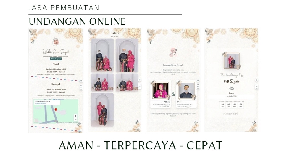 JASA MEMBUAT UNDANGAN ONLINE ( UNLIMITED REVISI )