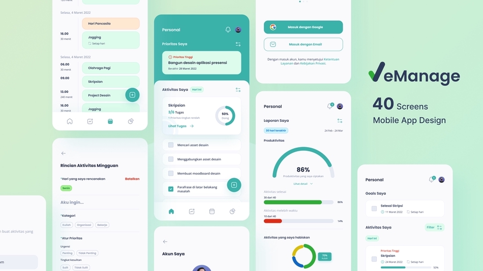 Desain Modern Mobile App & Website Menggunakan Figma
