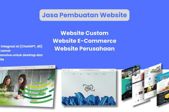 Jasa Pembuatan Website – E-Commerce, Perusahaan, & Custom