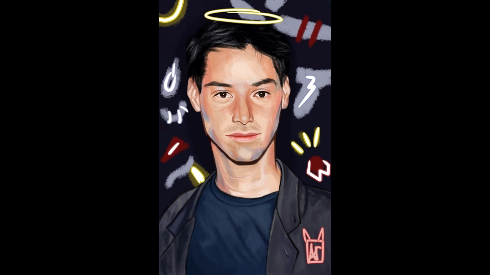 Digital Painting/Lukisan Portrait Illustration Realistik/Realism