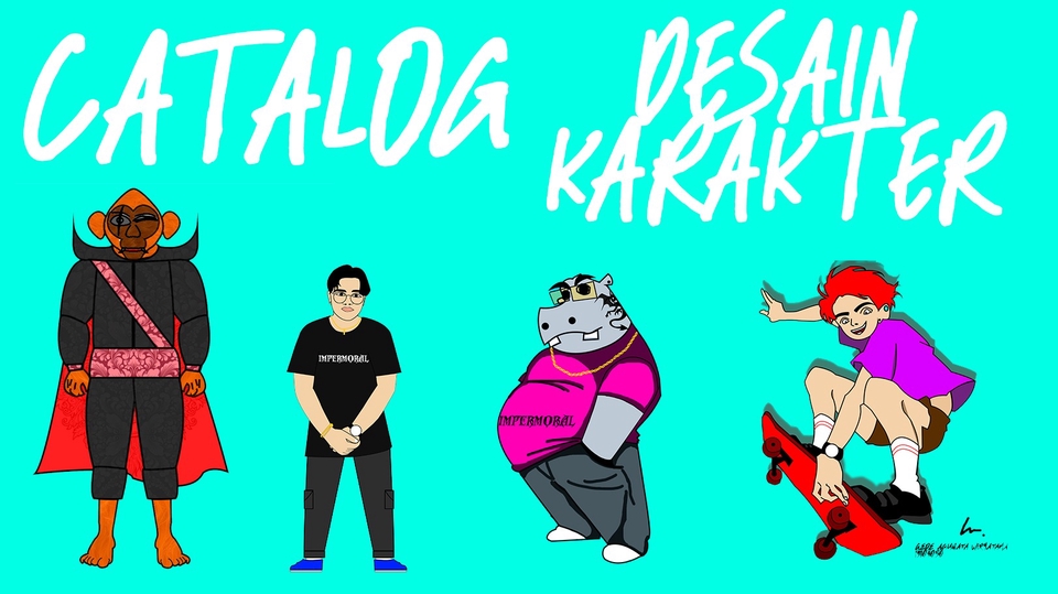 Pembuatan desain karakter