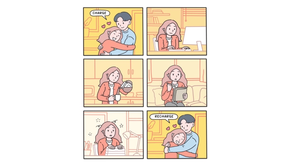 Gambar Komik 4 Panel Full Color