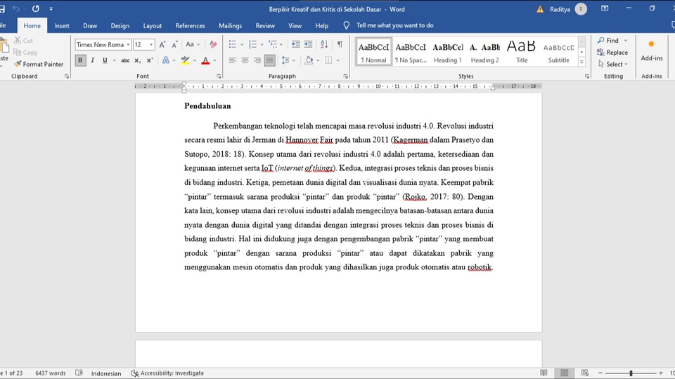 Proof Reading Service