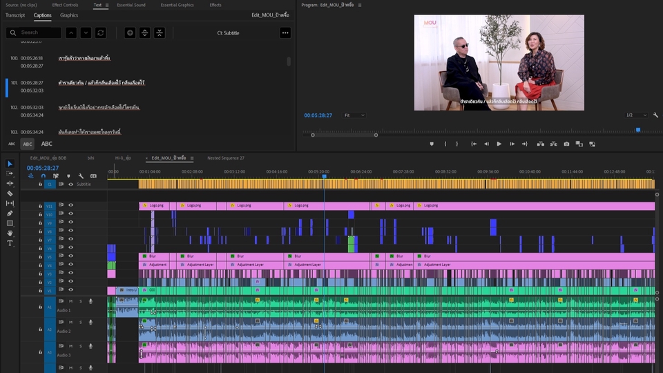Editor (ตัดต่องานทุกประเภท รายการ/podcast/vlog/present/promote/reels/ฯลฯ)
