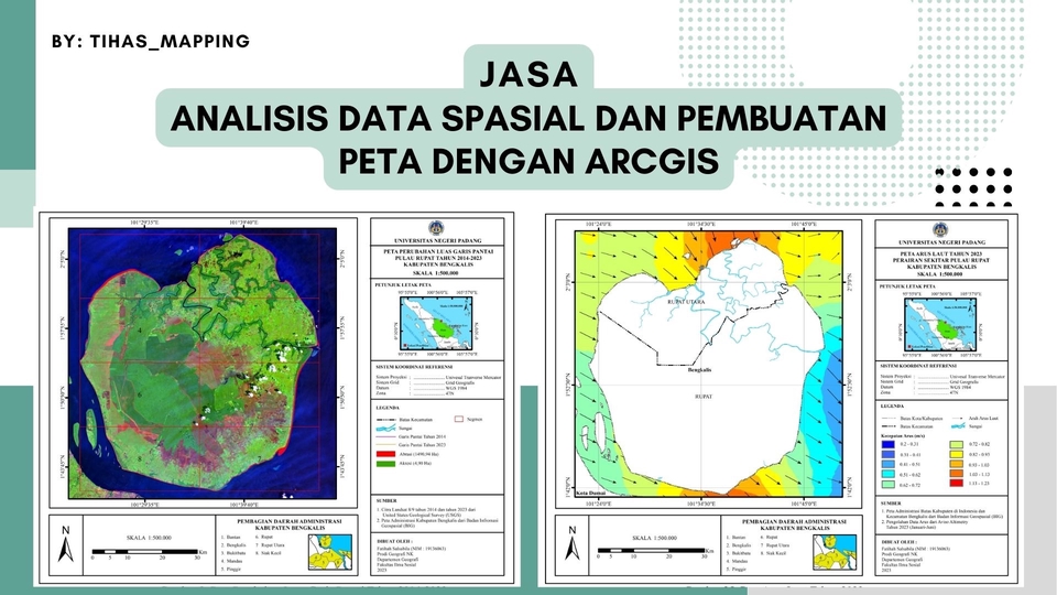 Jasa Analisis Data Spasial dan Pembuatan Peta Dengan ArcGIS