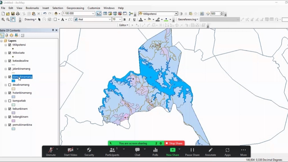Pelatihan Software GIS dan Pembuatan Peta Privat Daring - ArcGIS QGIS ...