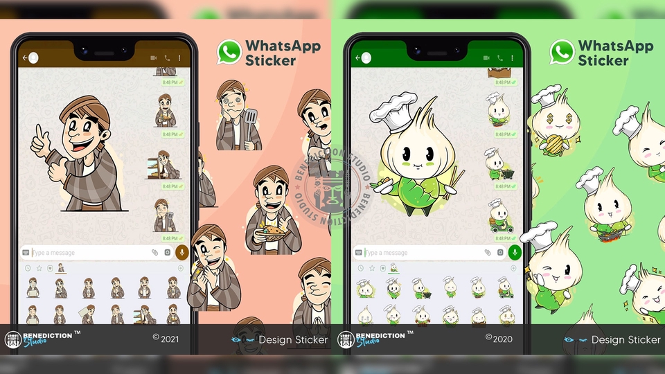Desain Stiker Unik Menarik Untuk Twitch, Emote Chatting, WhatasApp ...