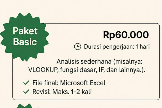 Layanan Analisis Data Excel Profesional – Meningkatkan Produktivitas ...