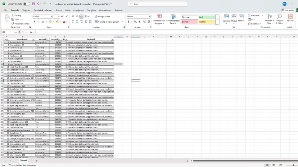 Data entry anti ribet! Serahkan ke saya, hasil rapi dan tepat waktu.