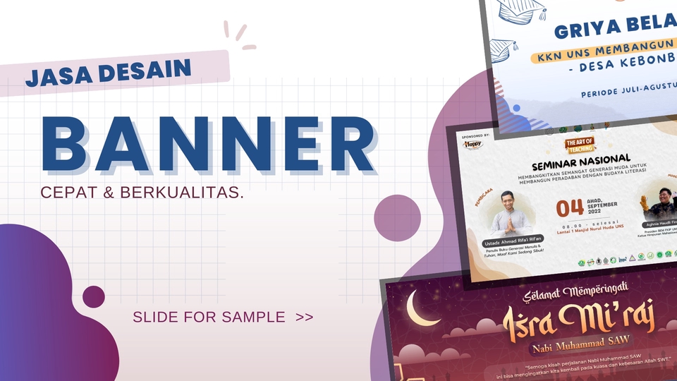 DESAIN BANNER CEPAT & BERKUALITAS