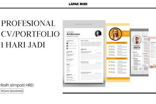 CV/RESUME PROFESIONAL-1 HARI JADI
