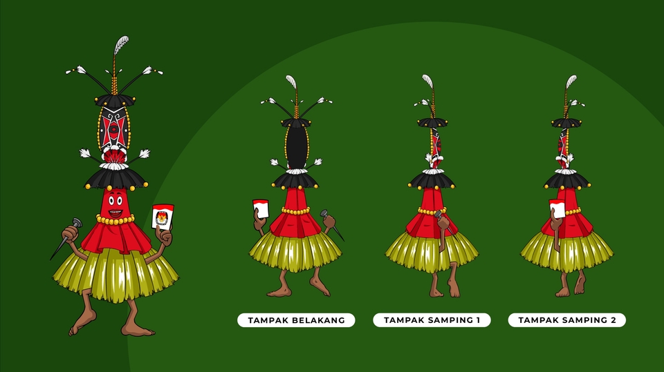 Saya Akan Buat Ilustrasi Karakter Maskot Dengan Cepat